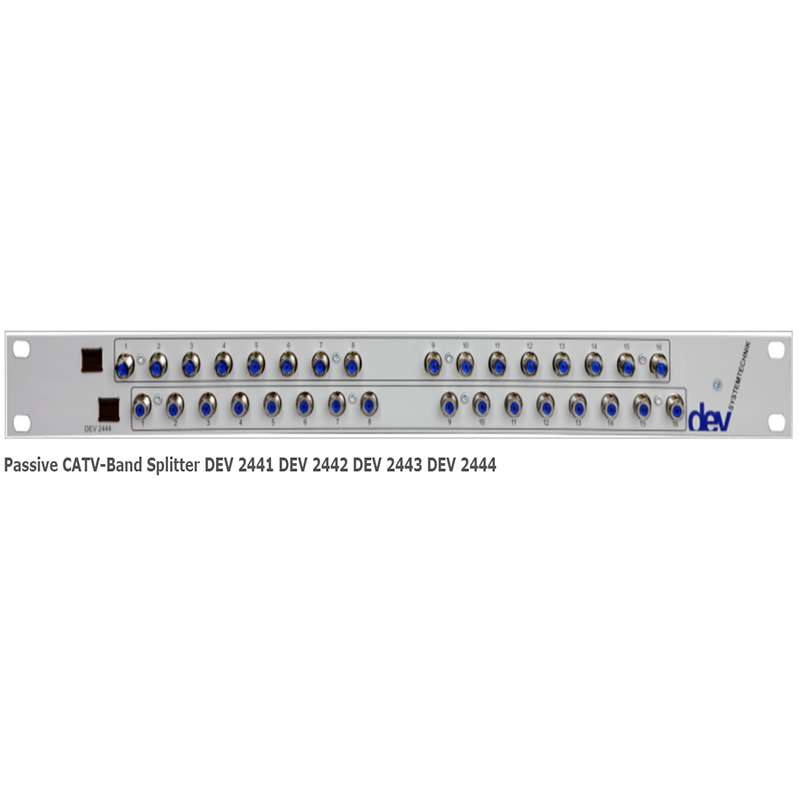 DEV 2443 PASSIVE CATV-BAND SPLITTER | Esatcom Inc
