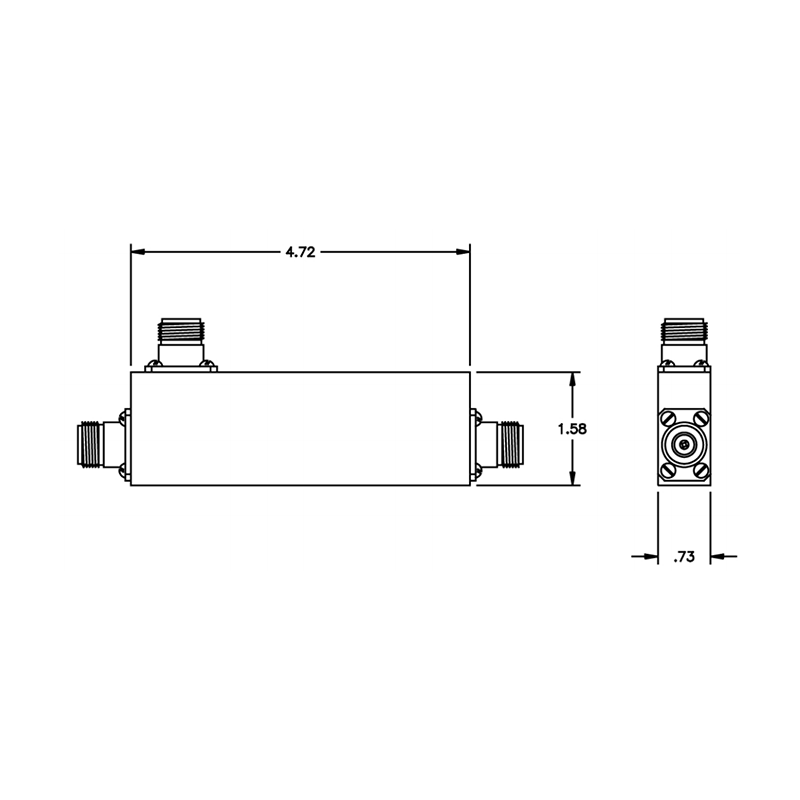 50W 10dB Directional Coupler