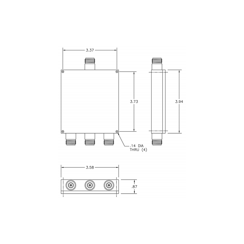 3 Way Power Splitter
