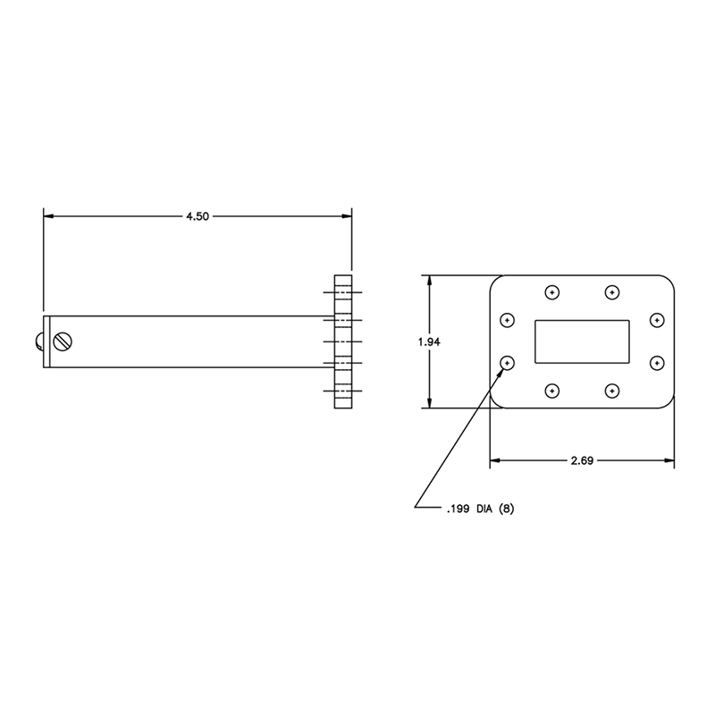WR137 Waveguide Termination