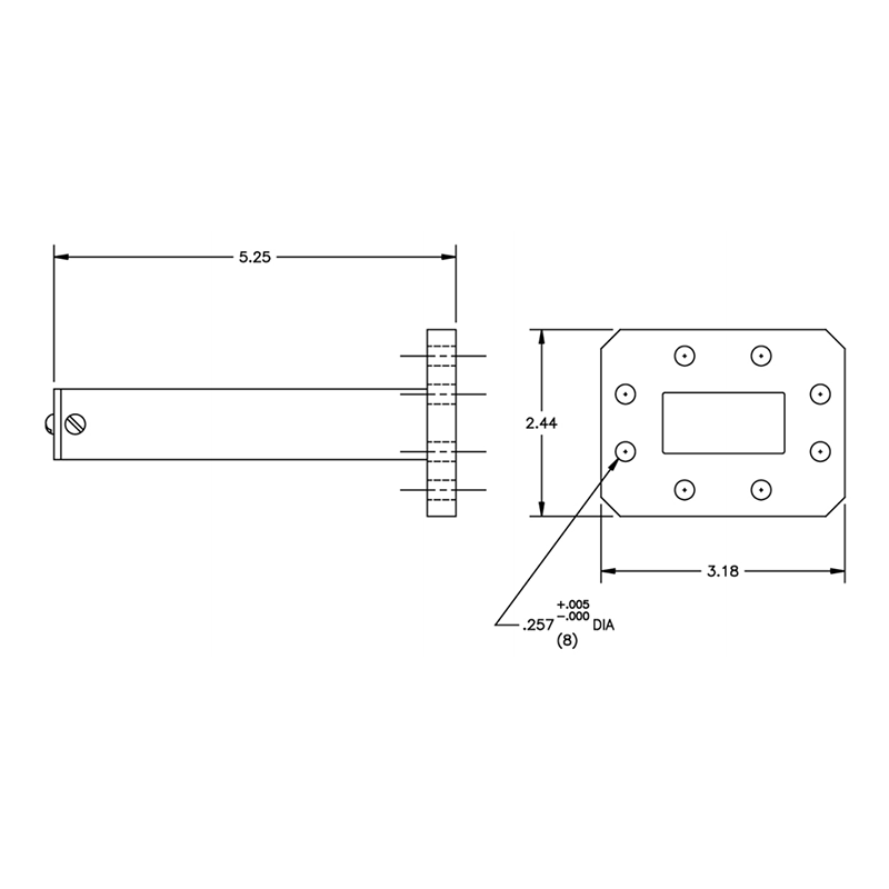 WR159 Waveguide Termination
