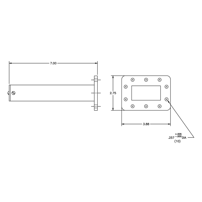 WR229 Waveguide Termination