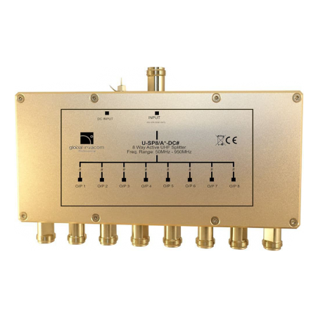 Global Professional UHF 8 Way Active Splitter | Esatcom Inc.